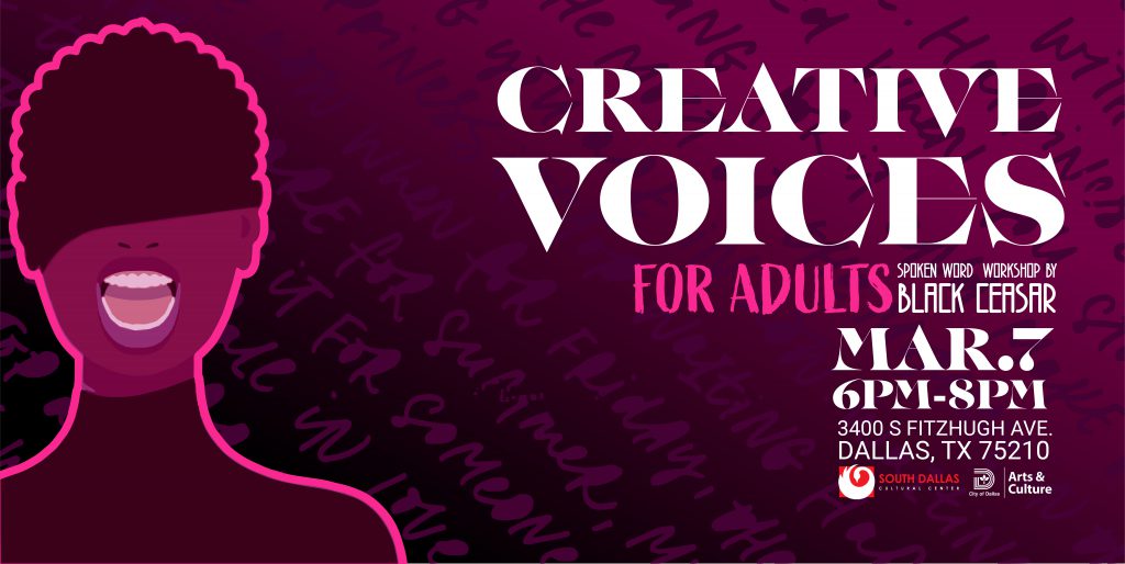 Creative Voices – Adults – South Dallas Cultural Center