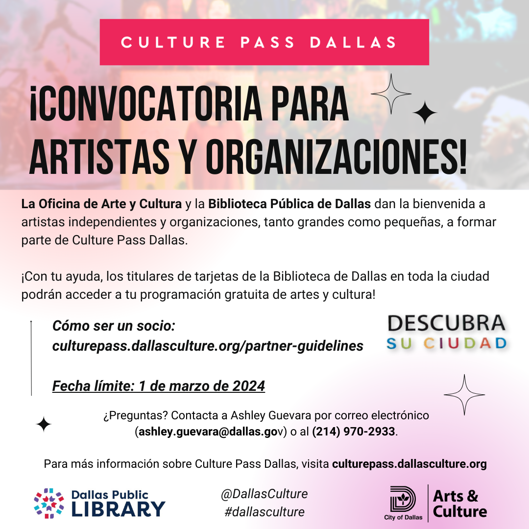 Culture Pass Dallas | Partner Guidelines