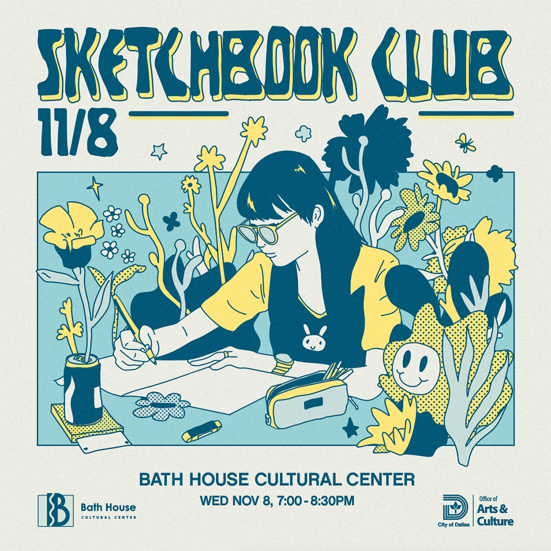 Sketchbook Club (Adults) – Bath House Cultural Center