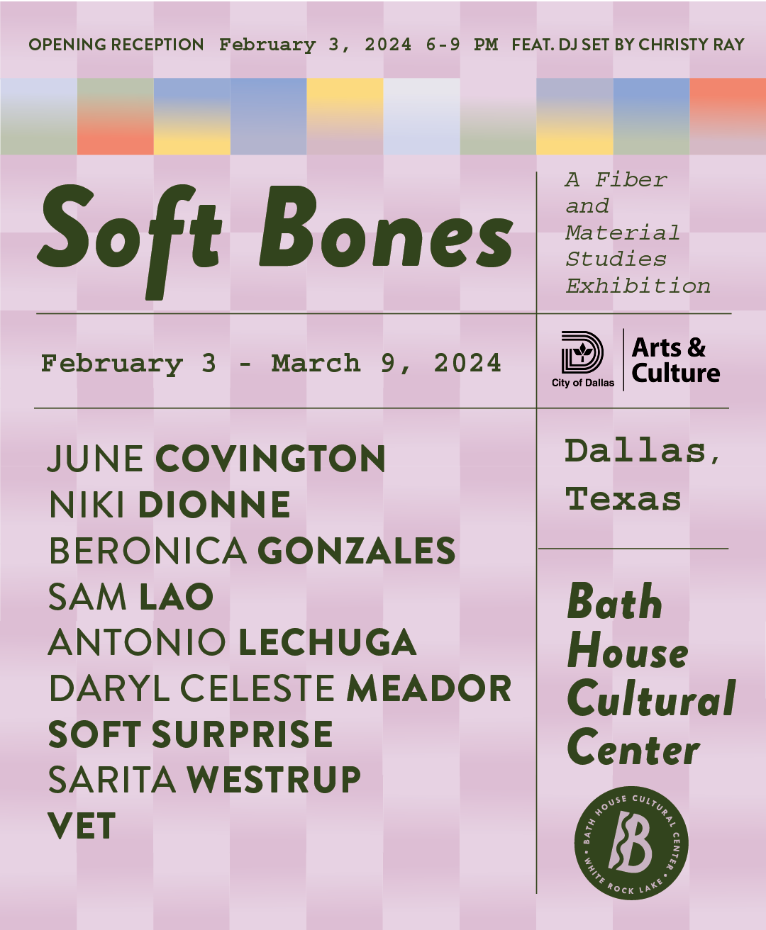 Soft Bones Exhibition – Bath House Cultural Center