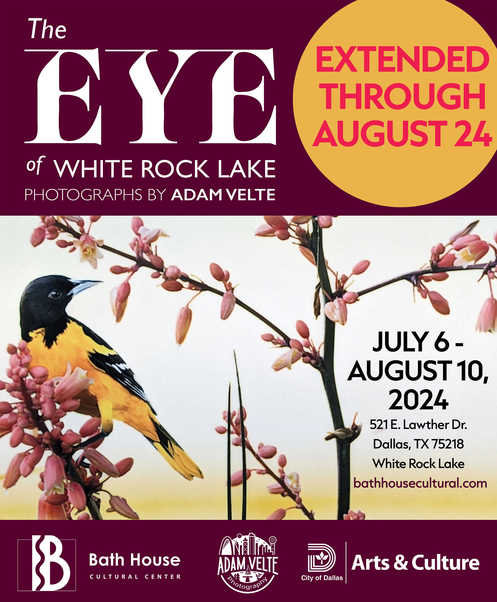 The Eye of White Rock Lake: Photographs by Adam Velte – Bath House ...