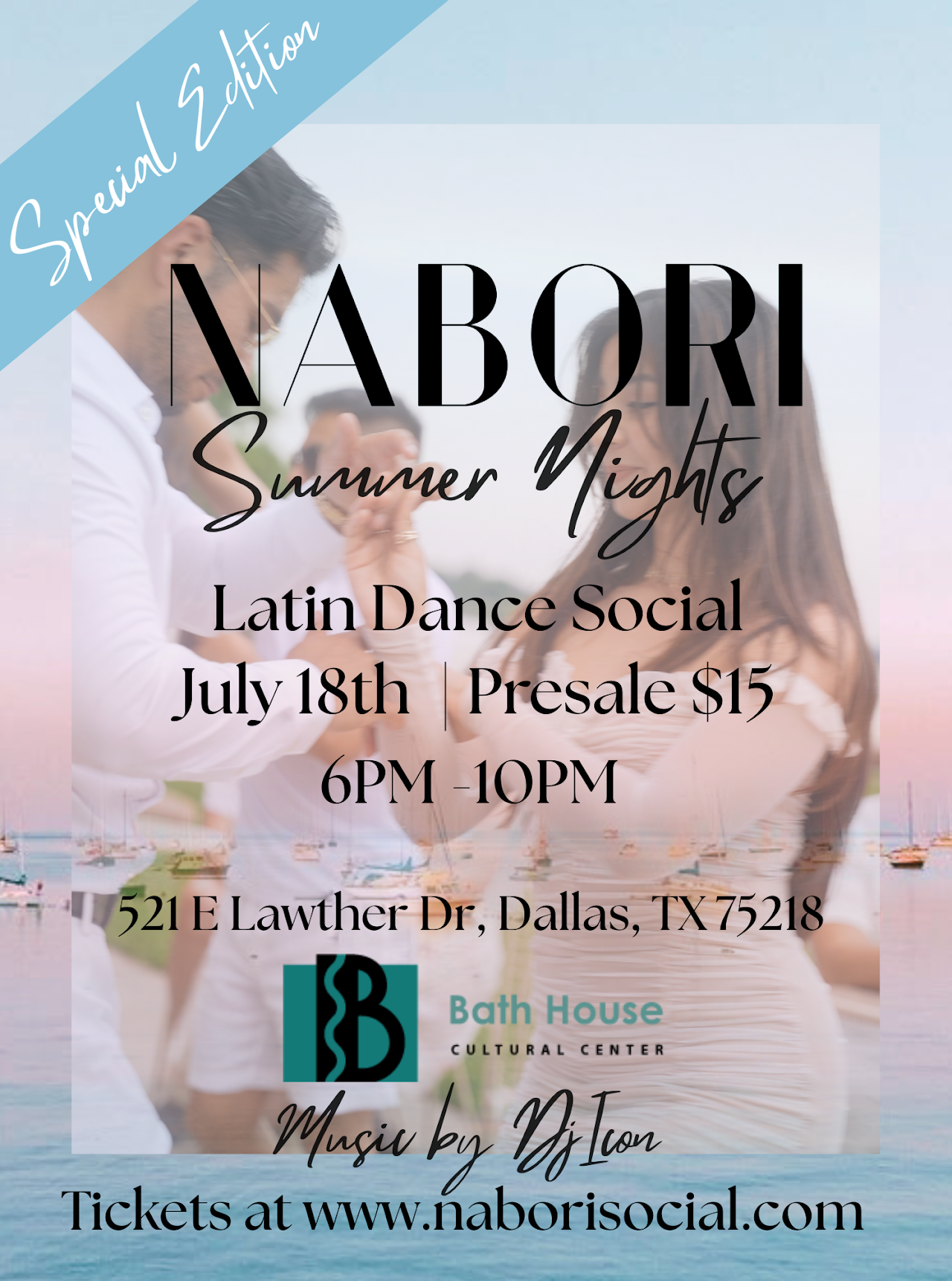 Nabori Summer Nights: Lakeside Social – Bath House Cultural Center
